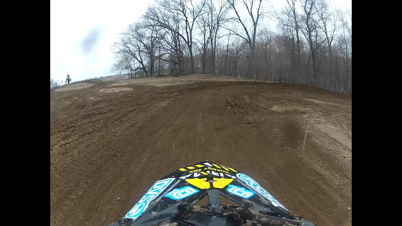 4/13/13 Log Road MX AM Practice Session GoPro Helmet Cam - YouTube