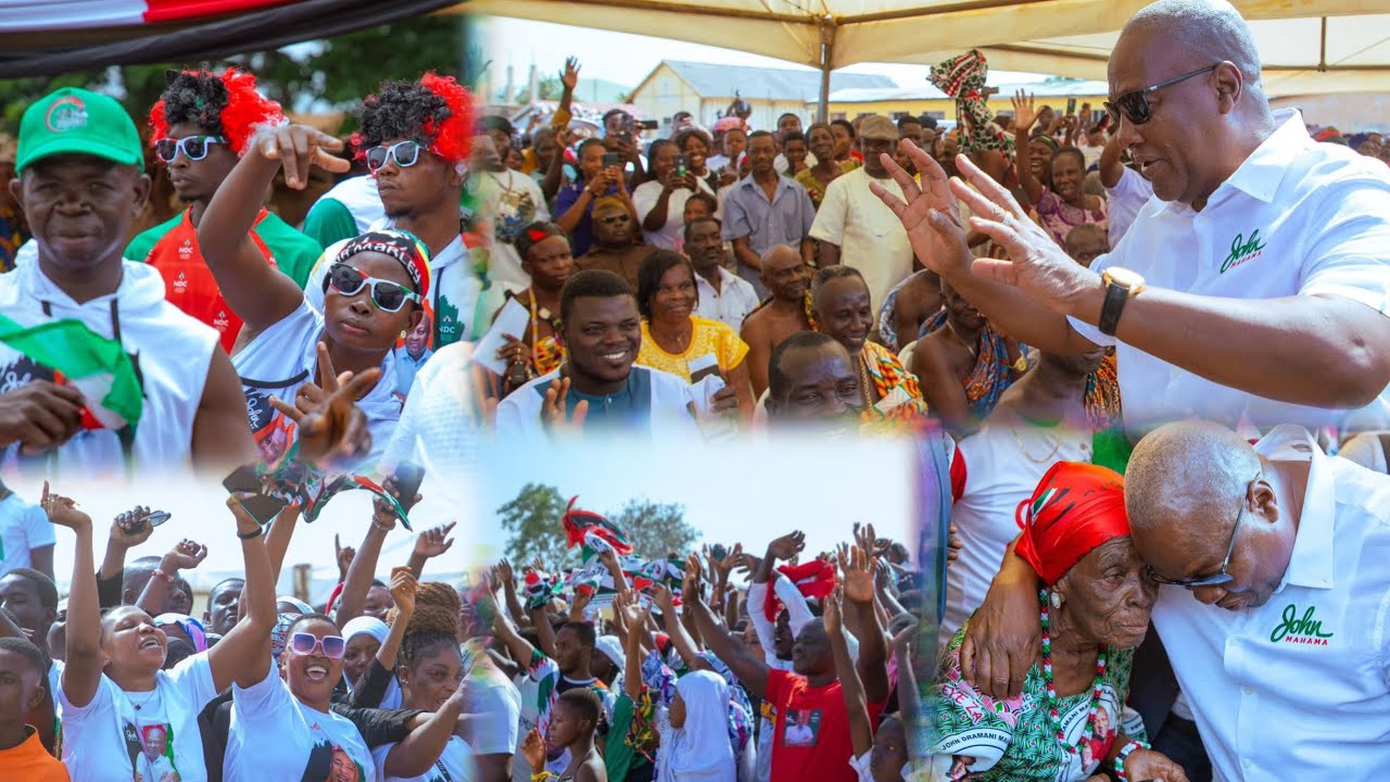 John Mahama & NDC Supporters Join Stonebwoy's Electrify Perform of ...