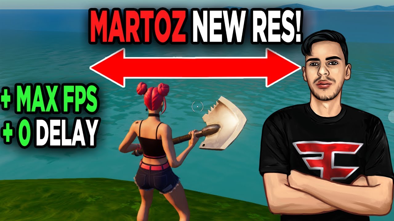 How To Get FaZe Martoz's NEW & BEST Stretched Resolution In Fortnite ...