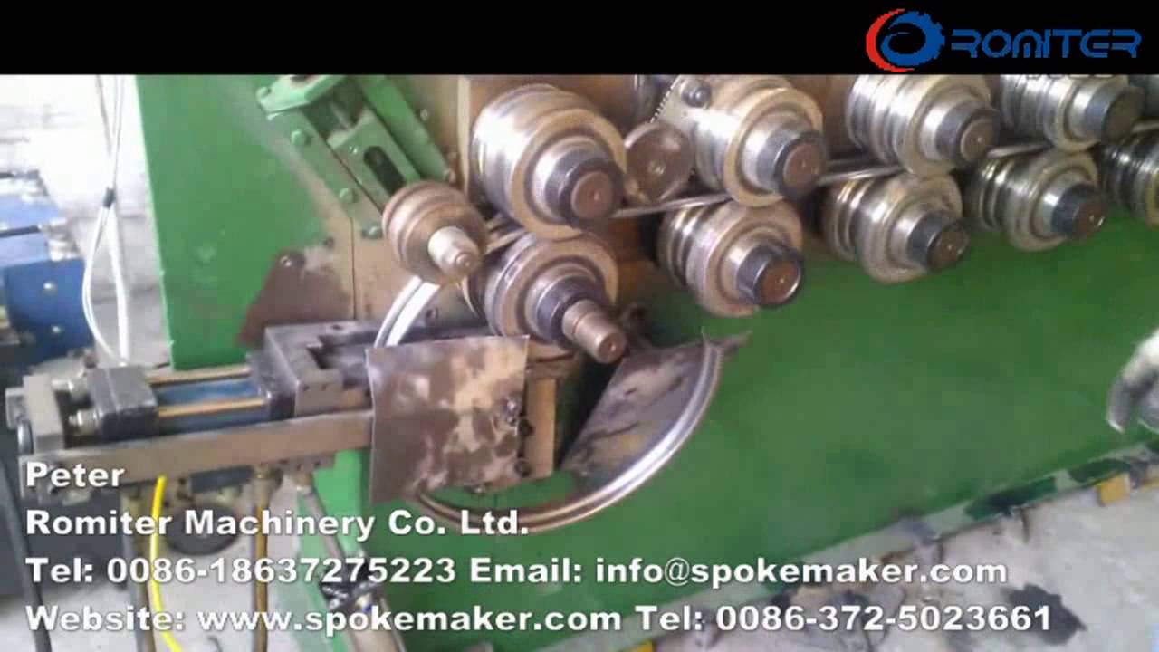 Bicycle Wheel Rim Forming Making Machine-Romiter Machinery - YouTube