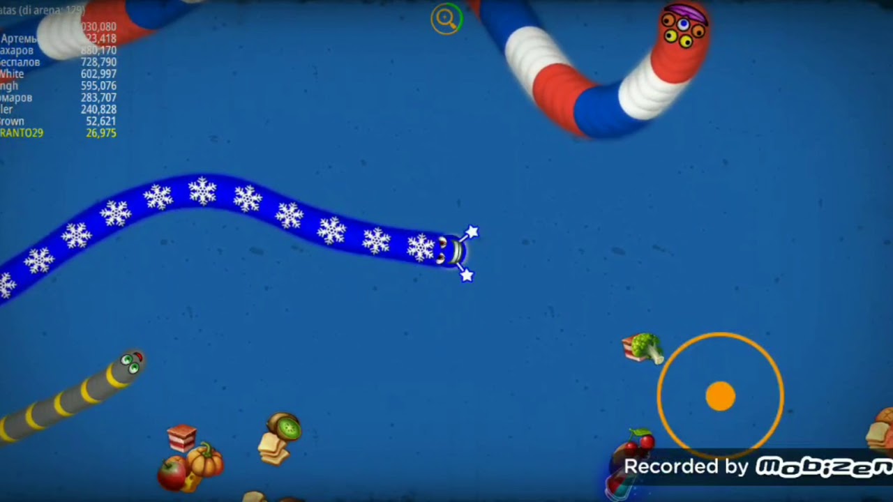 Permainan Game Cacing [Worm Zone] - YouTube