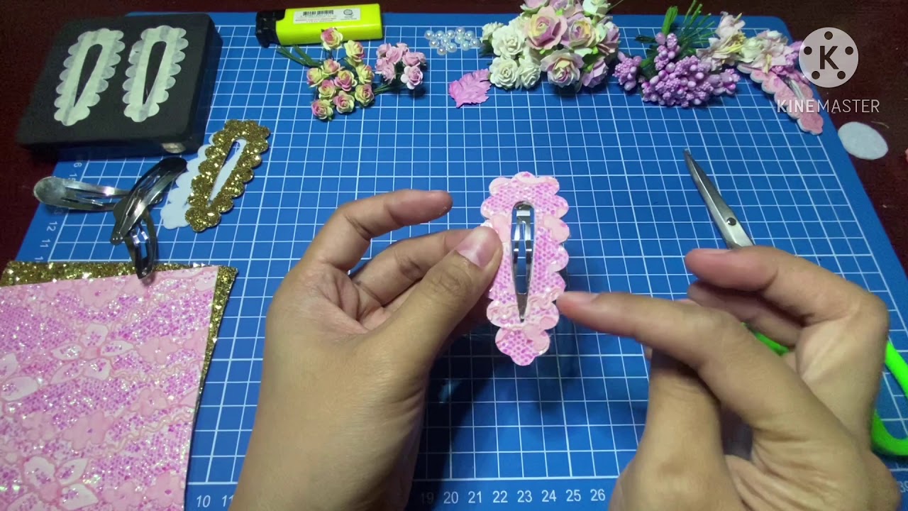 Snap Clip Technique / Snap Clip Tutorial / Scallop Snap Clip DIY - YouTube