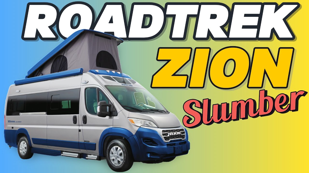 2024 Roadtrek Zion Slumber - Must See Class B Pop-Up Camper Van - YouTube
