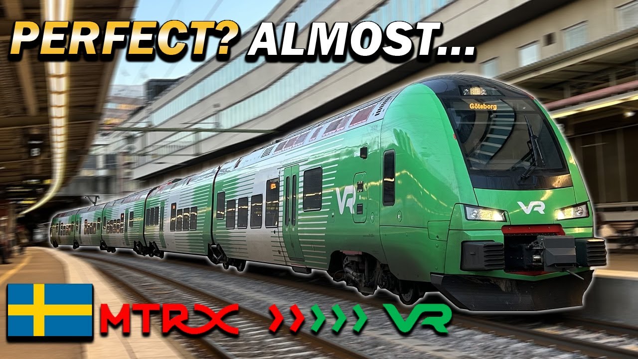 Sweden's "BRAND NEW" Train Company - VR Snabbtåg First Plus Review - YouTube