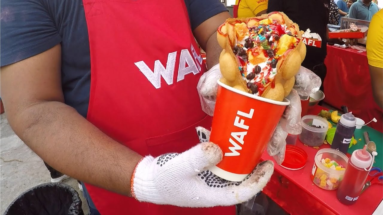 Hong Kong Wafl in Sri Lanka | Sri Lankan Foods - YouTube