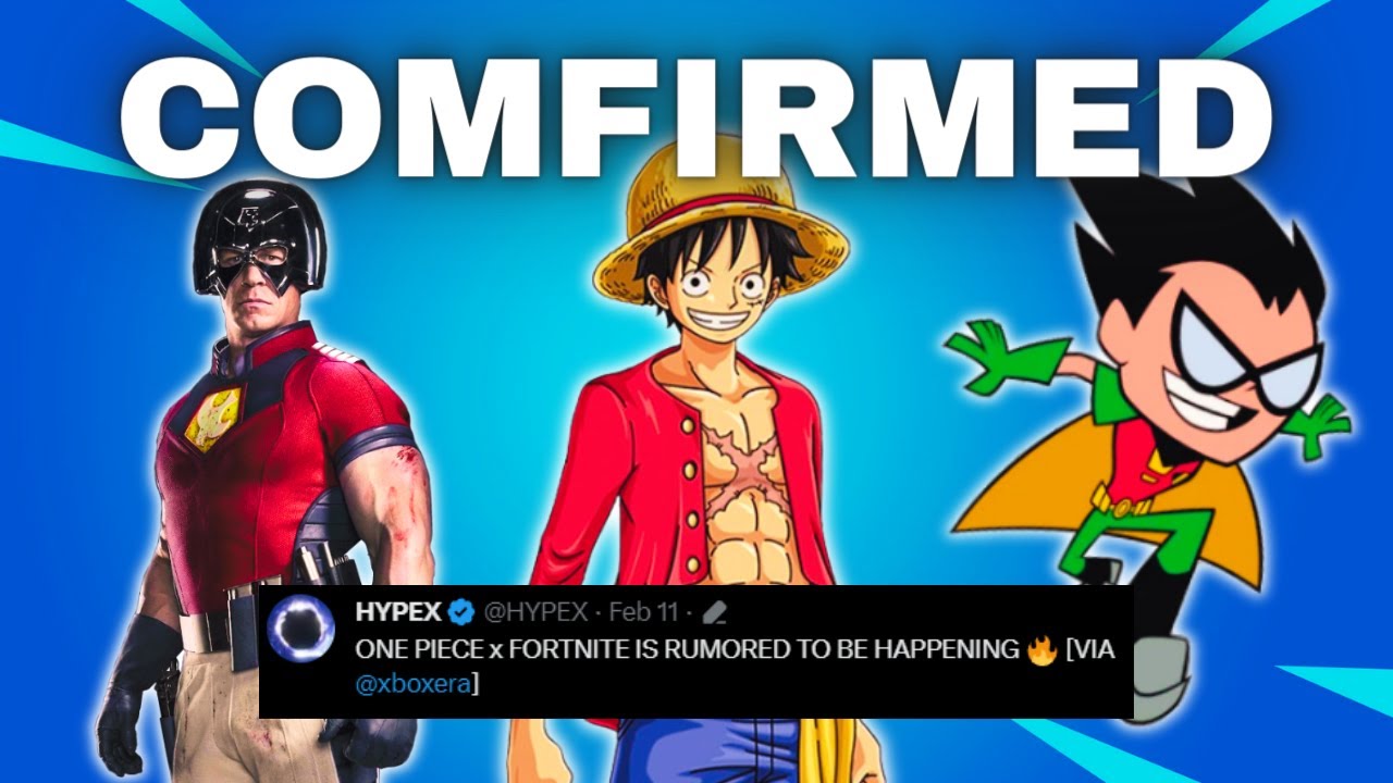 FORTNITE X ONE PIECE IS NOW COMFIRMED + A WHOLE BUNCH OF NEW COLLABS ...