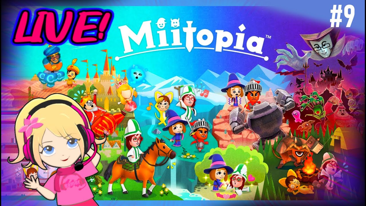 Miitopia Live Stream #9 | Evil Villain Eyea is Going Down! (first ...
