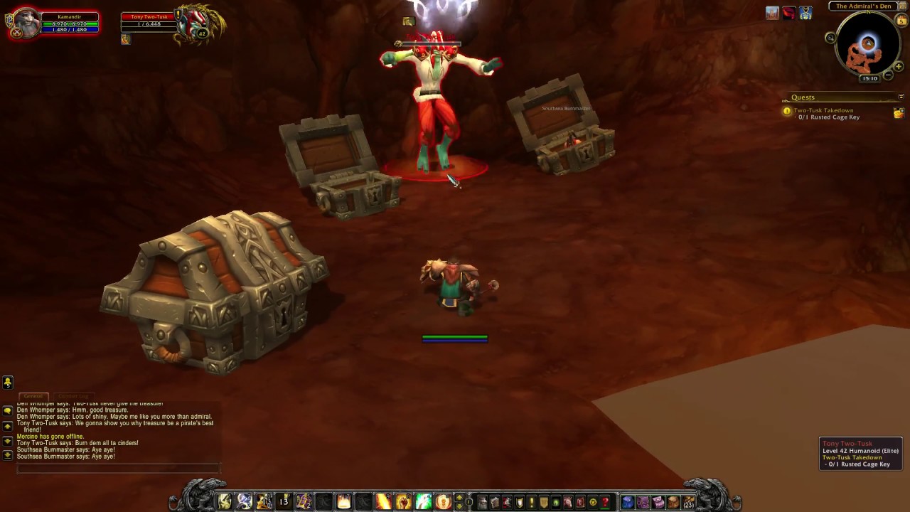 WoW quest #2847 Two-Tusk Takedown - YouTube