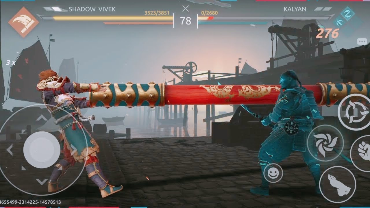 monkey king v/s ling | shadow fight 4 arena gameplay | - YouTube