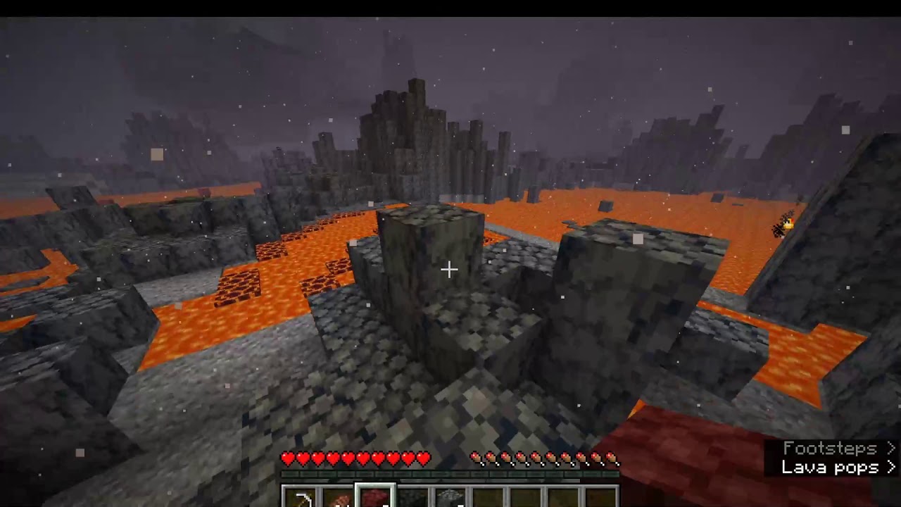 Minecraft Basalt Biome Practice (unedited raw footage) #2 - YouTube