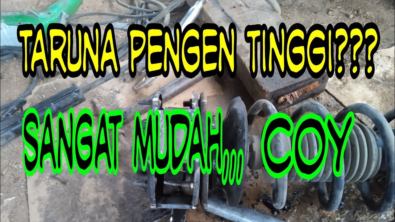 pemula,,cara mudah bikin tinggi mobil taruna - YouTube