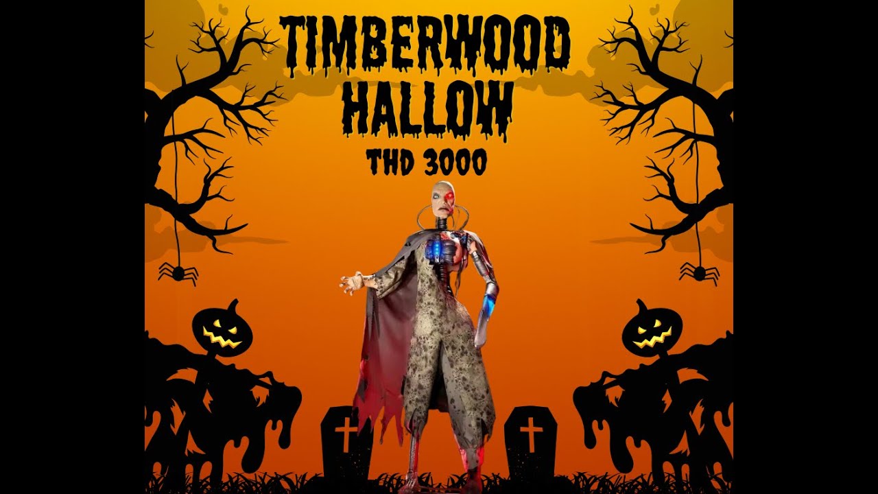 THD 3000 Halloween Animatronic Demo - YouTube