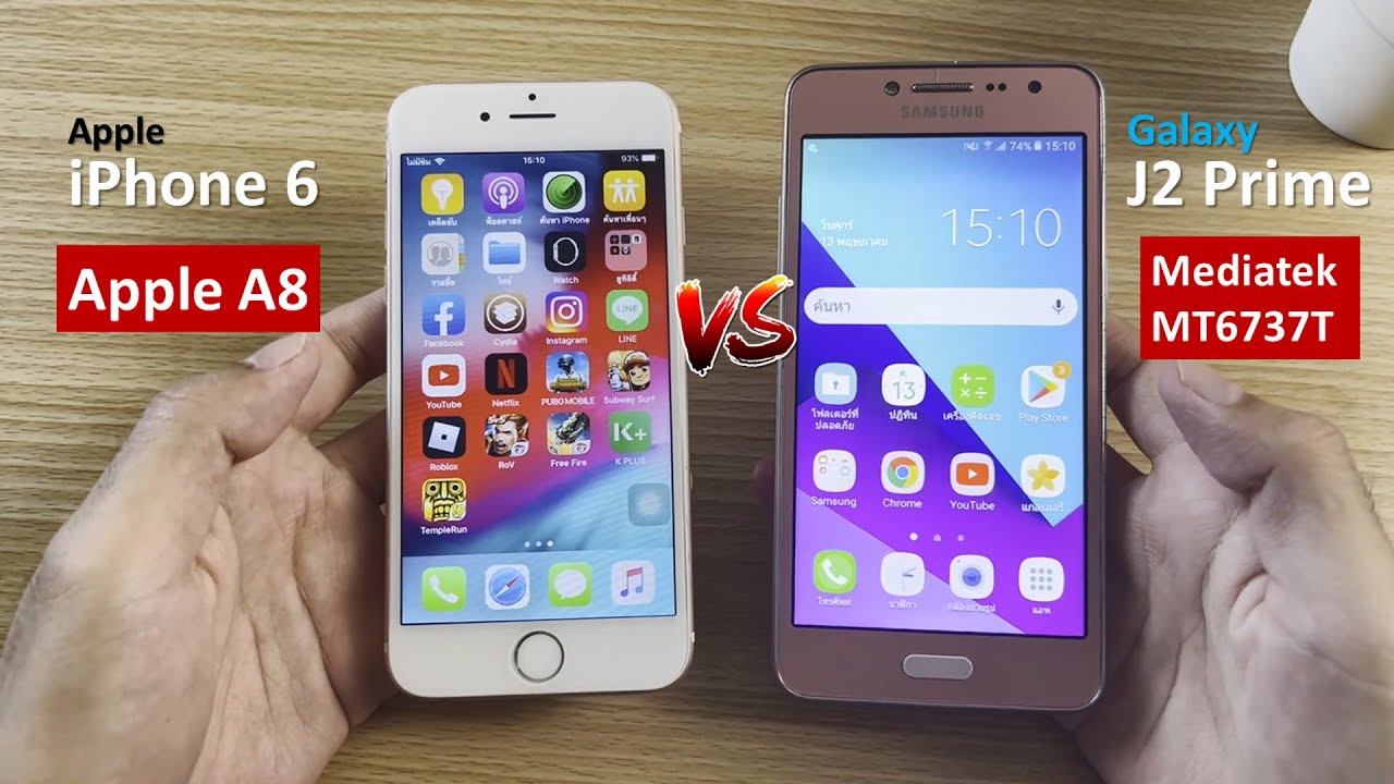 iPhone 6 Vs Galaxy J2 Prime ในปี2022 รุ่นไหนยังแรง? ลองเทียบ Test Speed ...