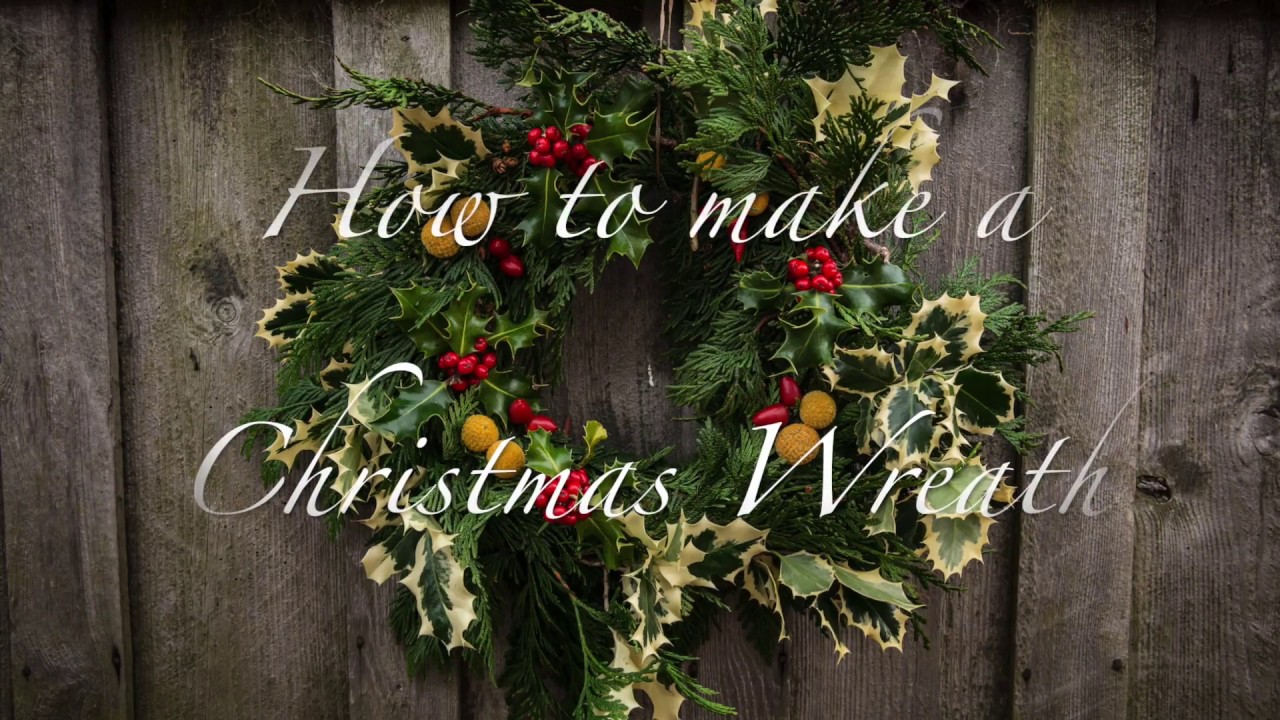 How to Make a Christmas Wreath - YouTube