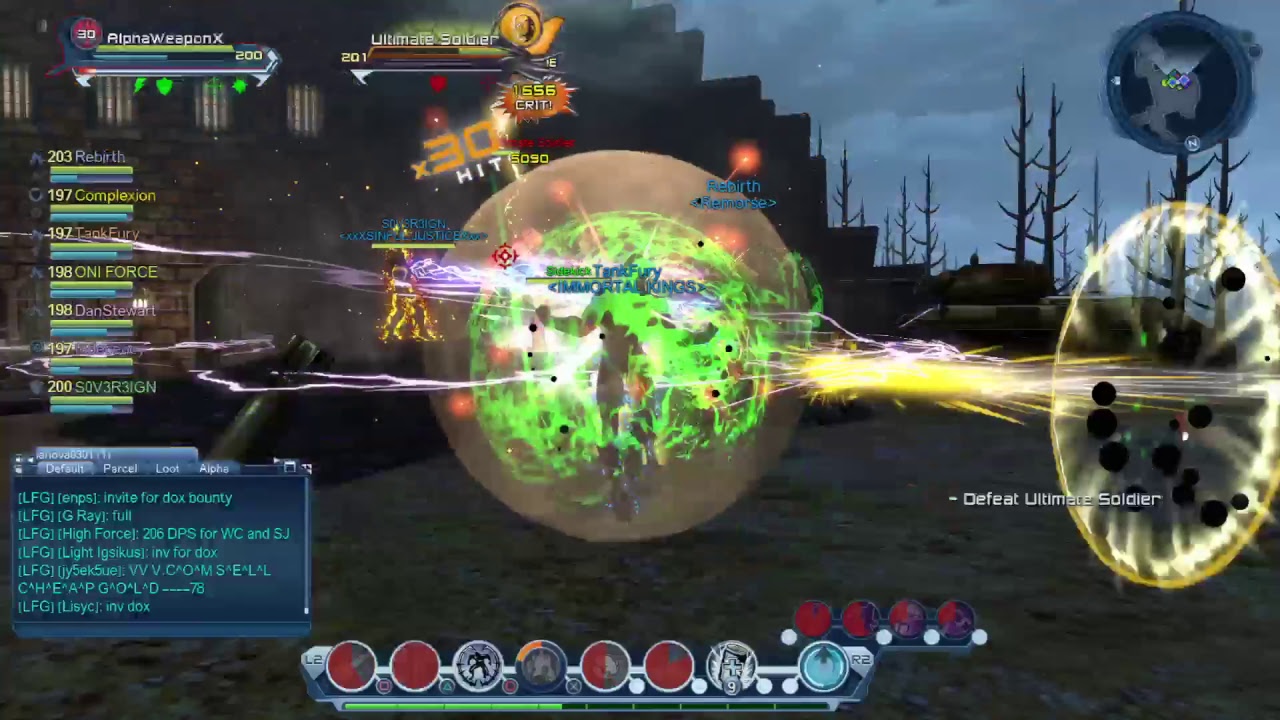 DCUO ELECTRIC DPS/HEAL ON ULTIMATE SOLDIER - YouTube