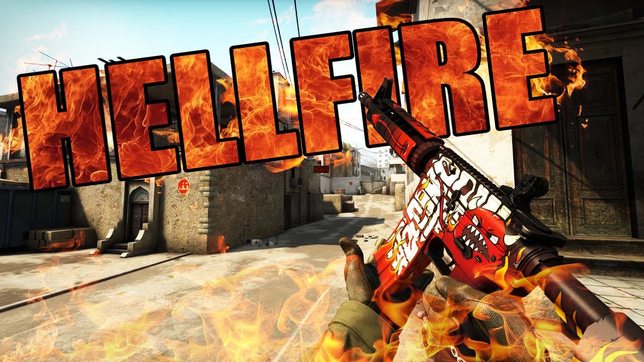M4A4 Hellfire Gameplay - CS:GO - YouTube
