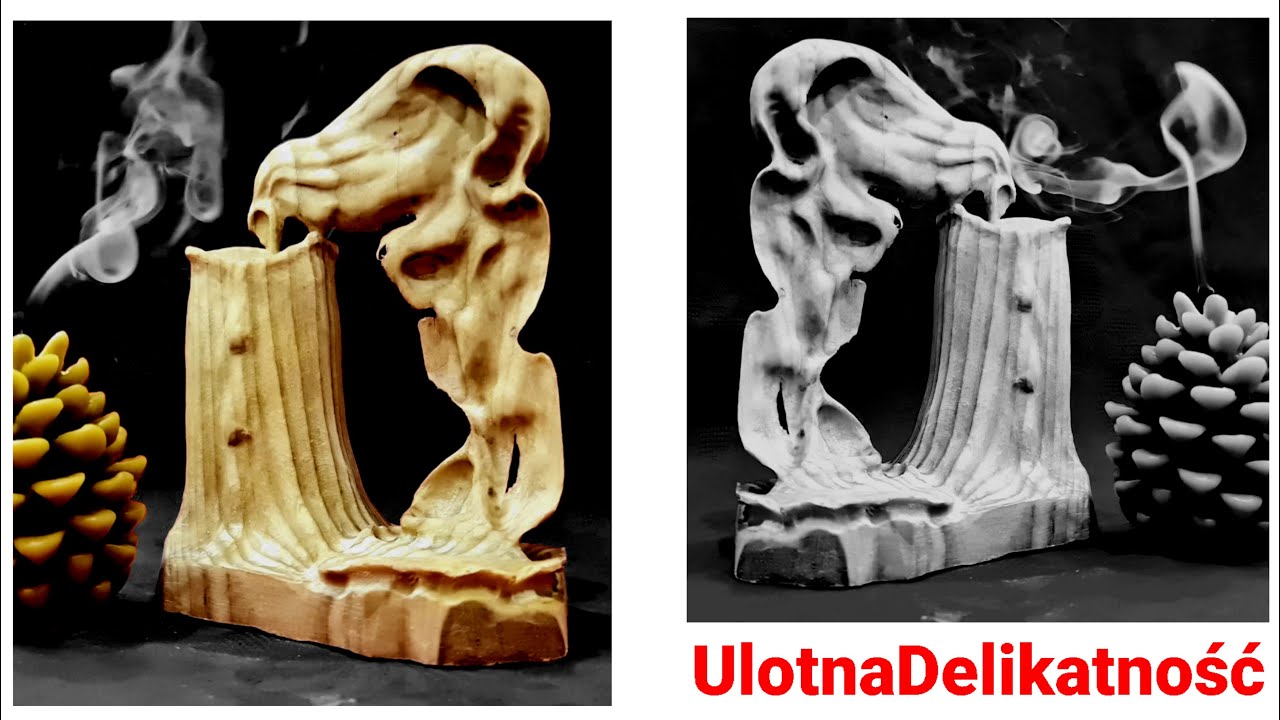 #woodcarving fading candle - YouTube