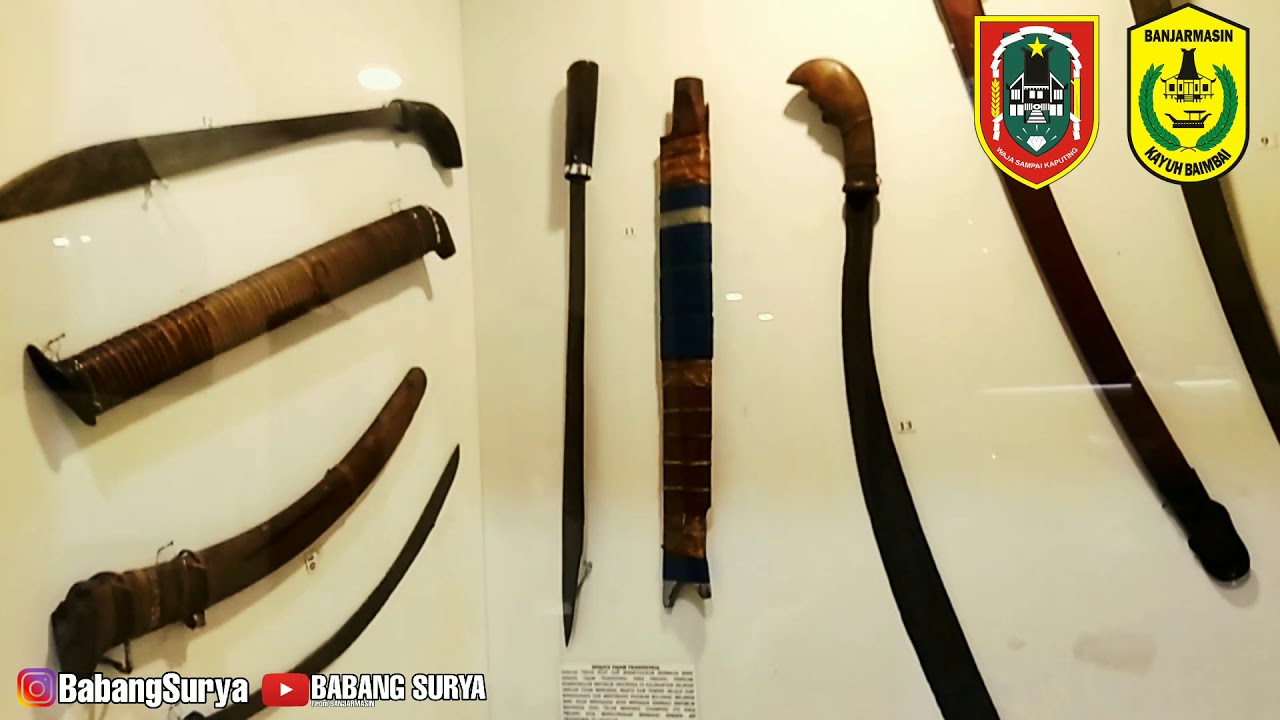 PENINGGALAN BENDA-BENDA SEJARAH PERANG BANJAR KALIMANTAN SELATAN - YouTube