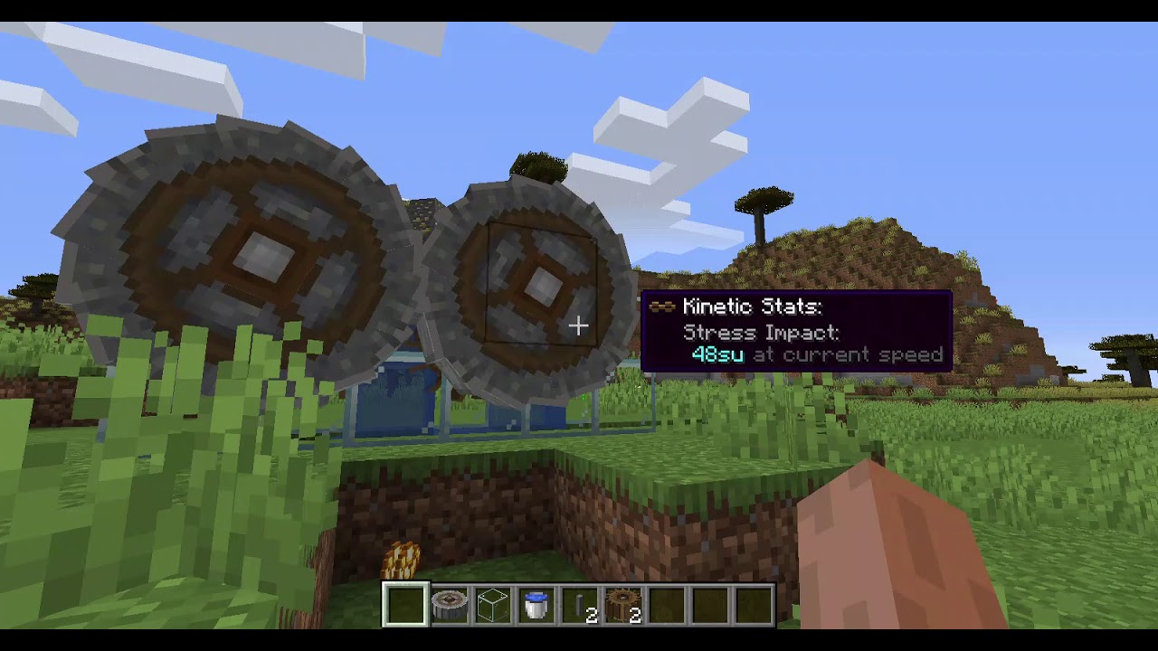 how to make a crushing wheel in minecraft - YouTube