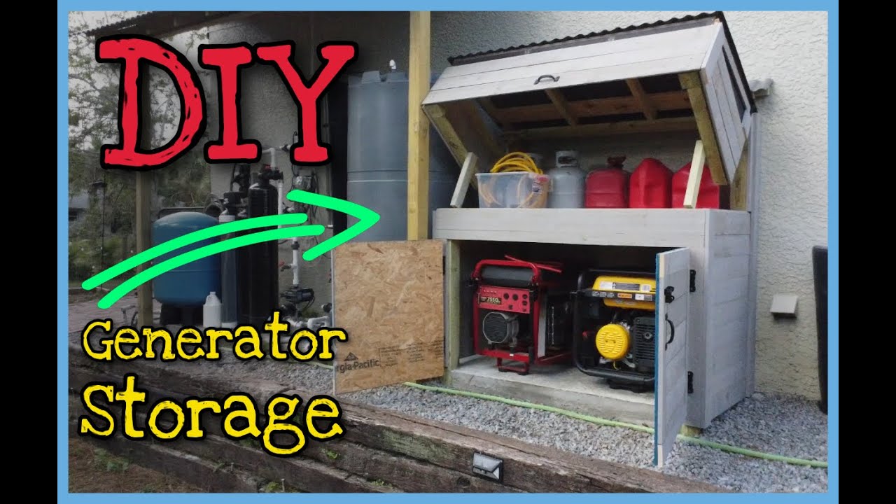 PROJECT: DIY Generator Storage - YouTube