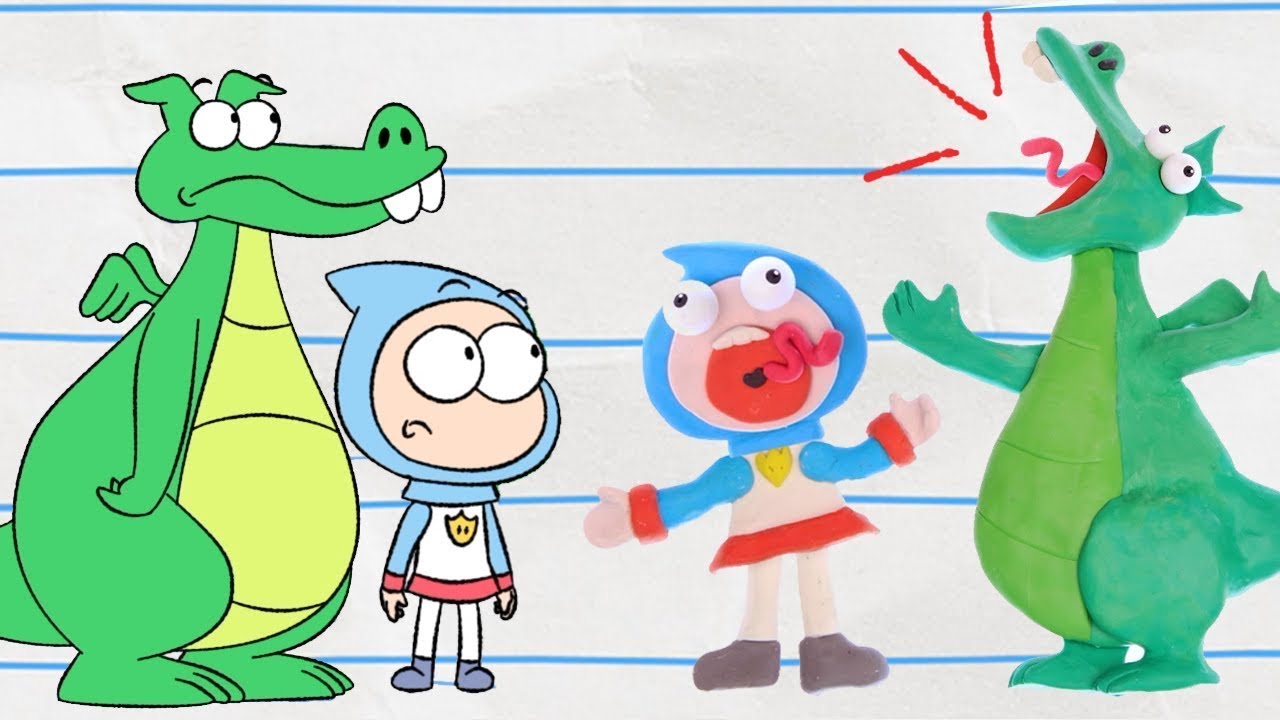 Play Dough Doubles! | Boy & Dragon | Cartoons for Kids | WildBrain ...