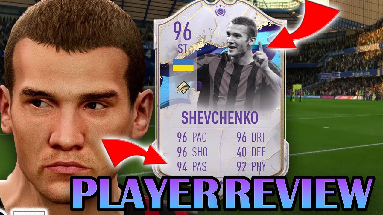 96 COVER STAR ICON SHEVCHENKO IS A GOAL SCORING MACHINE - YouTube