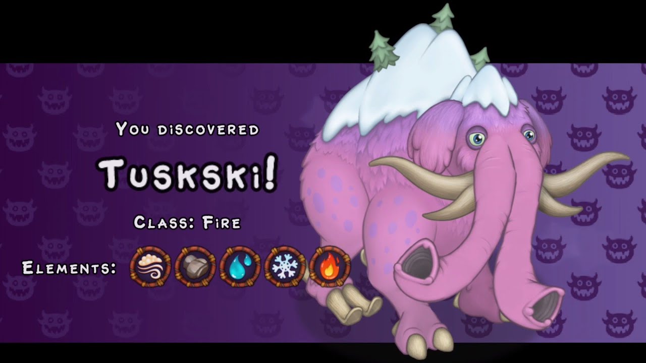 Tuskski on Amber island - My Singing Monsters - YouTube