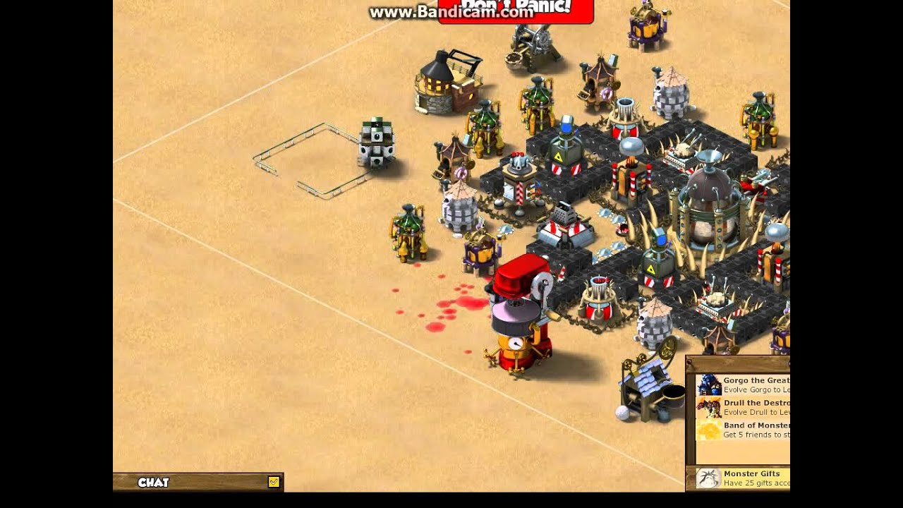 Backyard Monsters My Outpost vs Wild Monsters Attack - YouTube