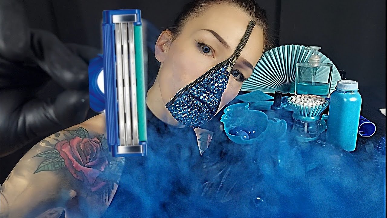 ASMR * 🔵 Your BLUE HAIR day 🔵 * - YouTube