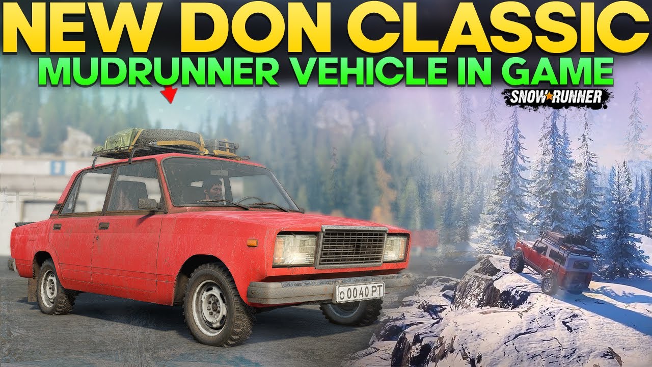 New Don Classic Euroliner MudRunner Vehicle in SnowRunner with Unique ...
