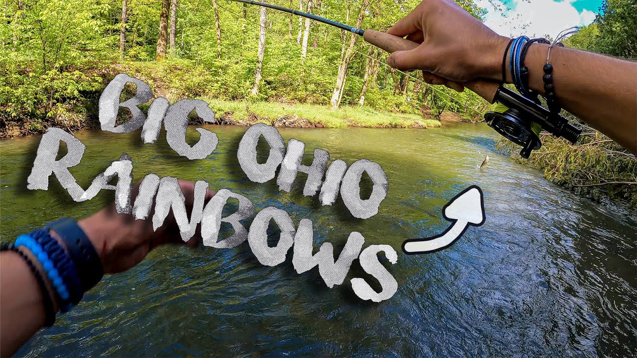 Nymph Fishing for Rainbow Trout in Ohio!! - YouTube