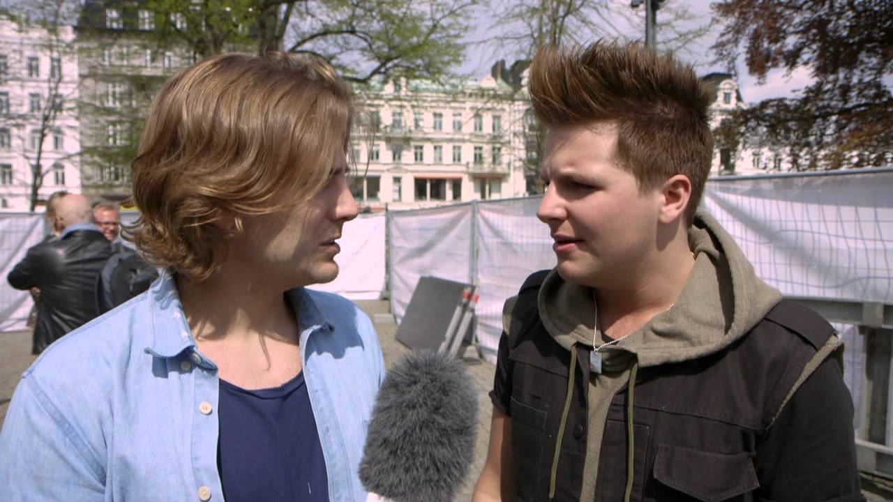 Robin Stjernberg gets interviewed by Martin Rolinski, former ...