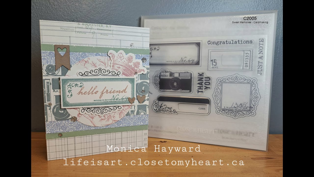 Hello Friend Card at January-February Catalogue Launch Party - YouTube