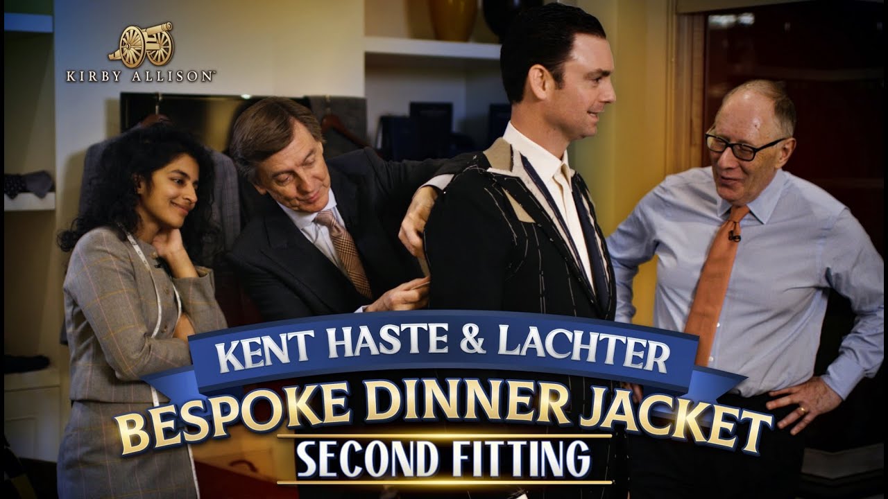 My Black Tie Bespoke Adventure! Second Fitting with Kent Haste ...