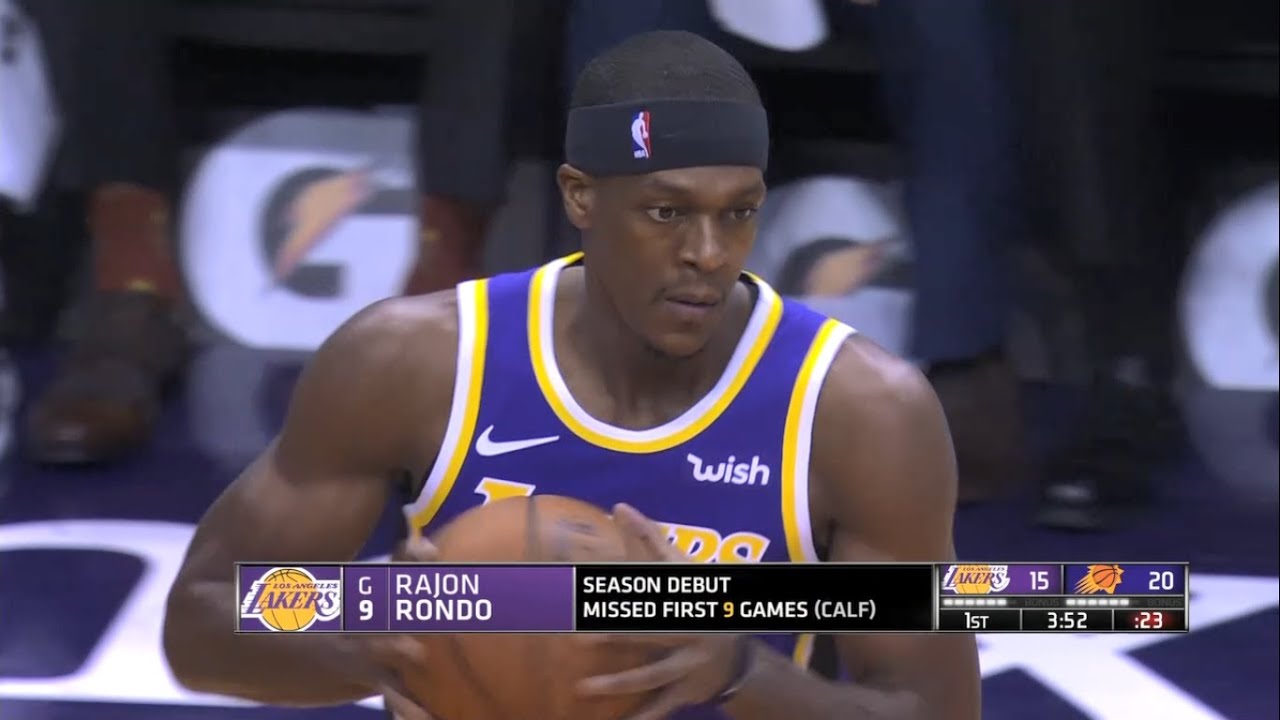 Rajon Rondo SEASON DEBUT Full Highlights vs Suns | 5 Pts, 6 Rebs, 7 ...