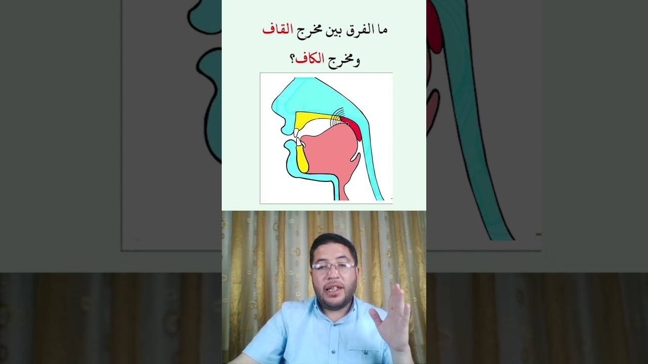 🔴 ما الفرق بين مخرج القاف ومخرج الكاف Youtube