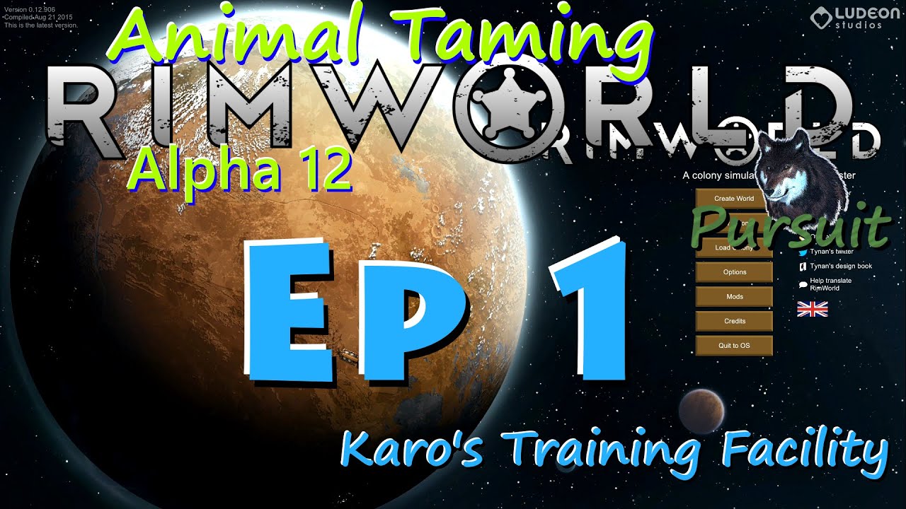 RimWorld A12 Animal Taming LP-Karo's Training Facility-Ep1 Godzilla ...