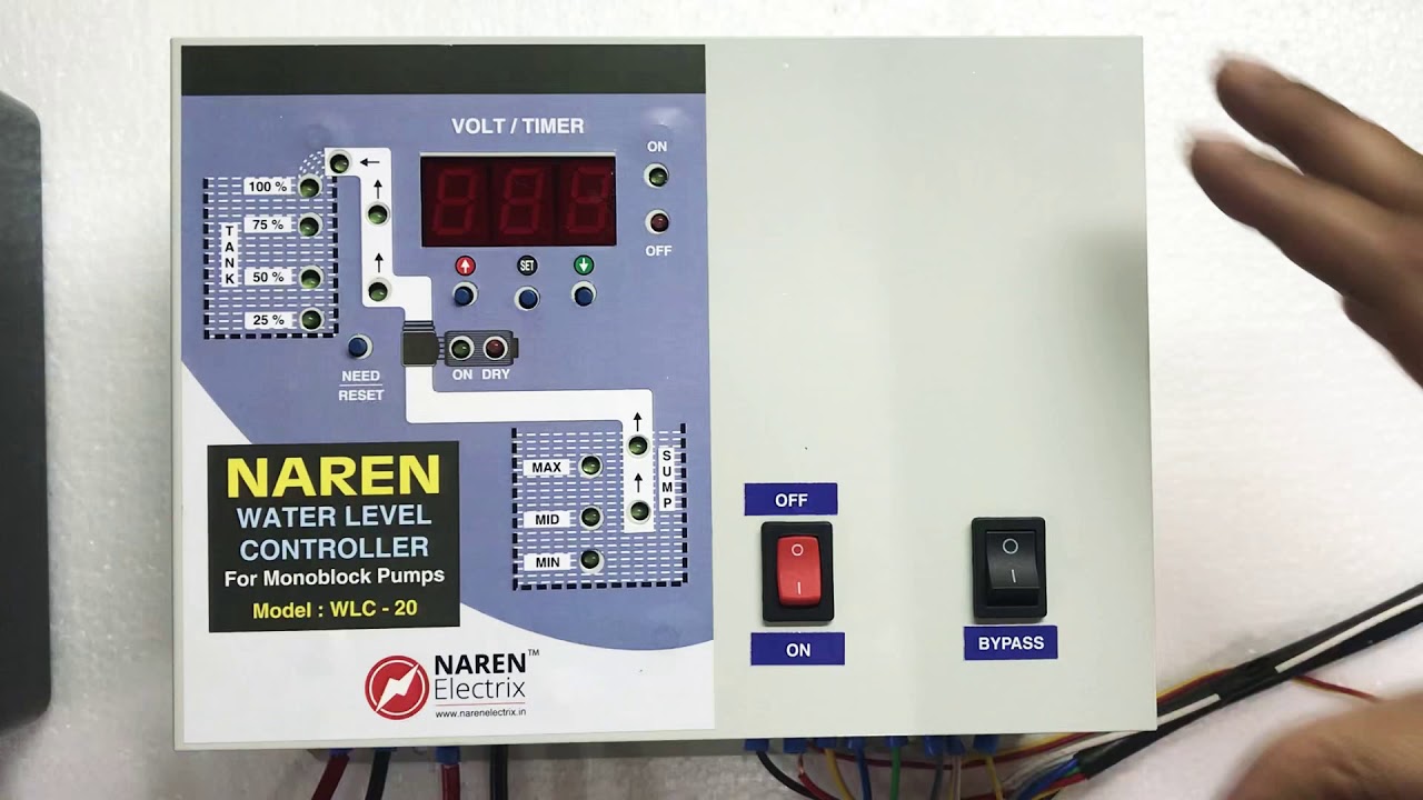 Naren Water Level Controller Model WLC-20 (English Version) - YouTube