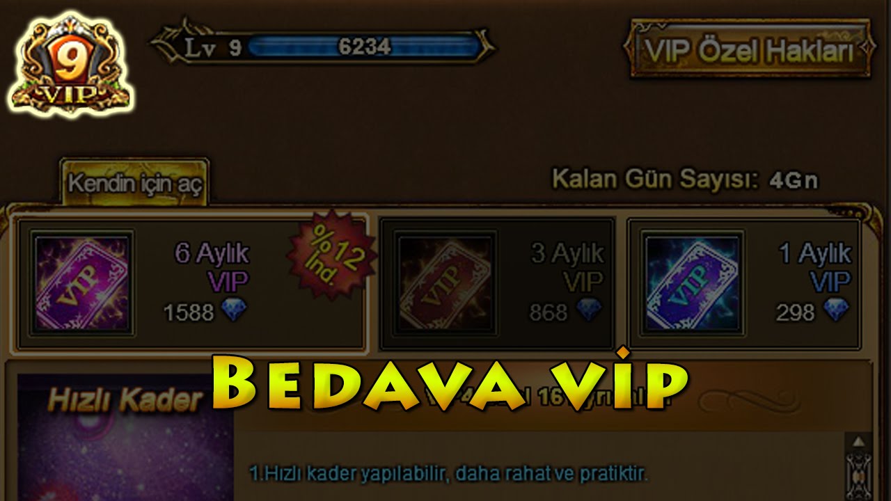 Bedava vip :) - Legend online - YouTube