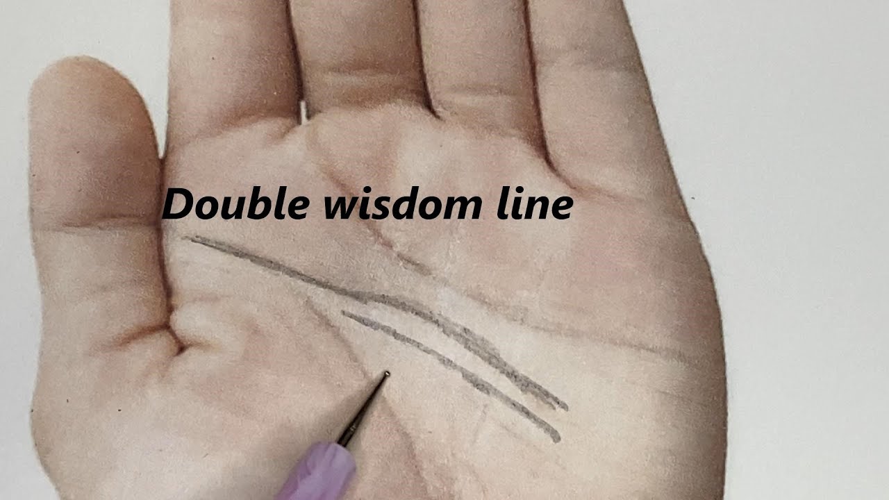 Wisdom line in Palmistry:Double wisdom line and it's significance - YouTube