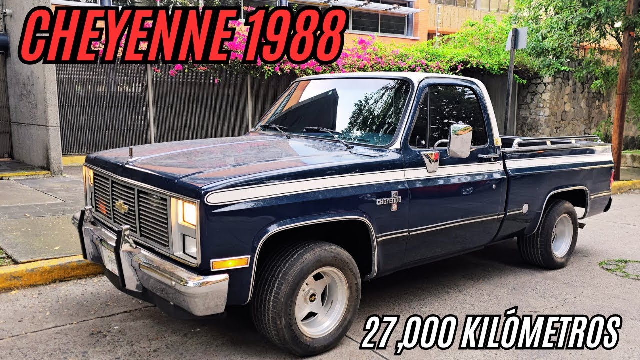 TOTALMENTE ORIGINAL. Nos Llegó Una Cheyenne 1988 con Solamente 27,000 ...