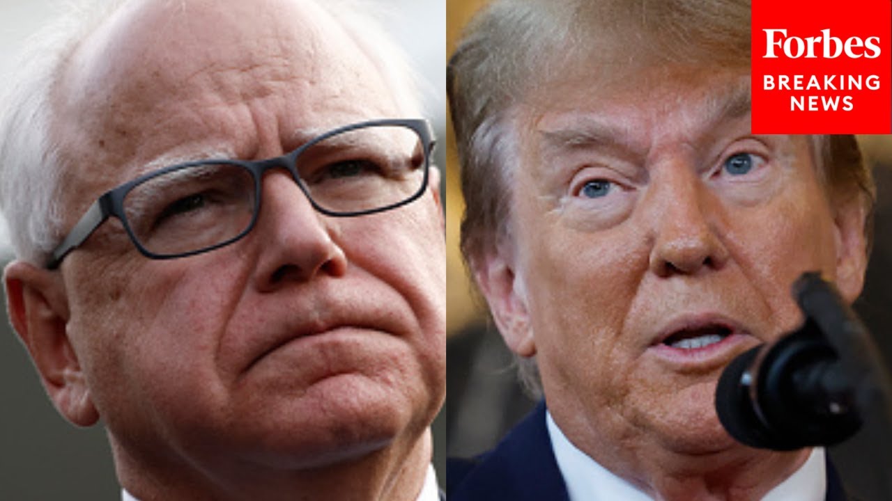 'A Textbook Fascist': Tim Walz Eviscerates Trump Over Hitler Comments ...