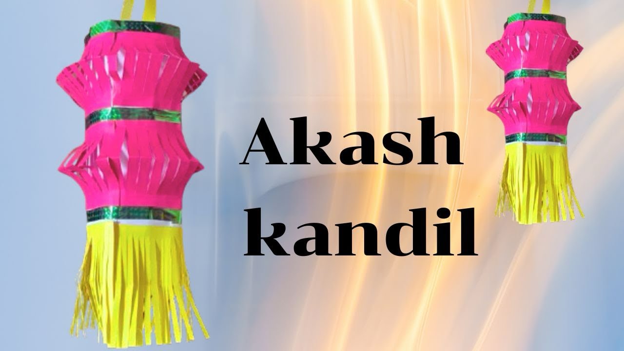 Diwali Akash Kandil | How to make Akash Kandil at home | Diwali ...