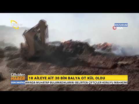 18 Aileye Ait 30 Bin Balya Ot Kül Oldu
