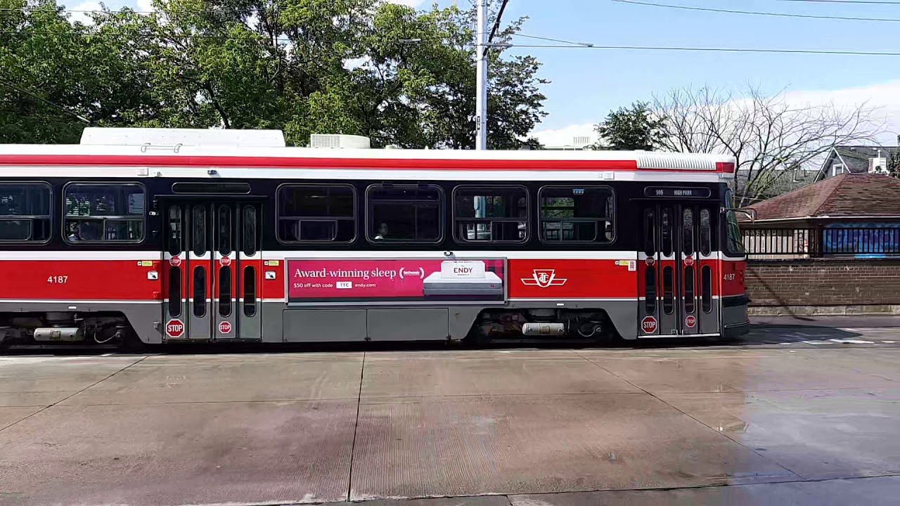 TTC Streetcar #4187 & 2015 Nova Bus LFS #8446 - YouTube