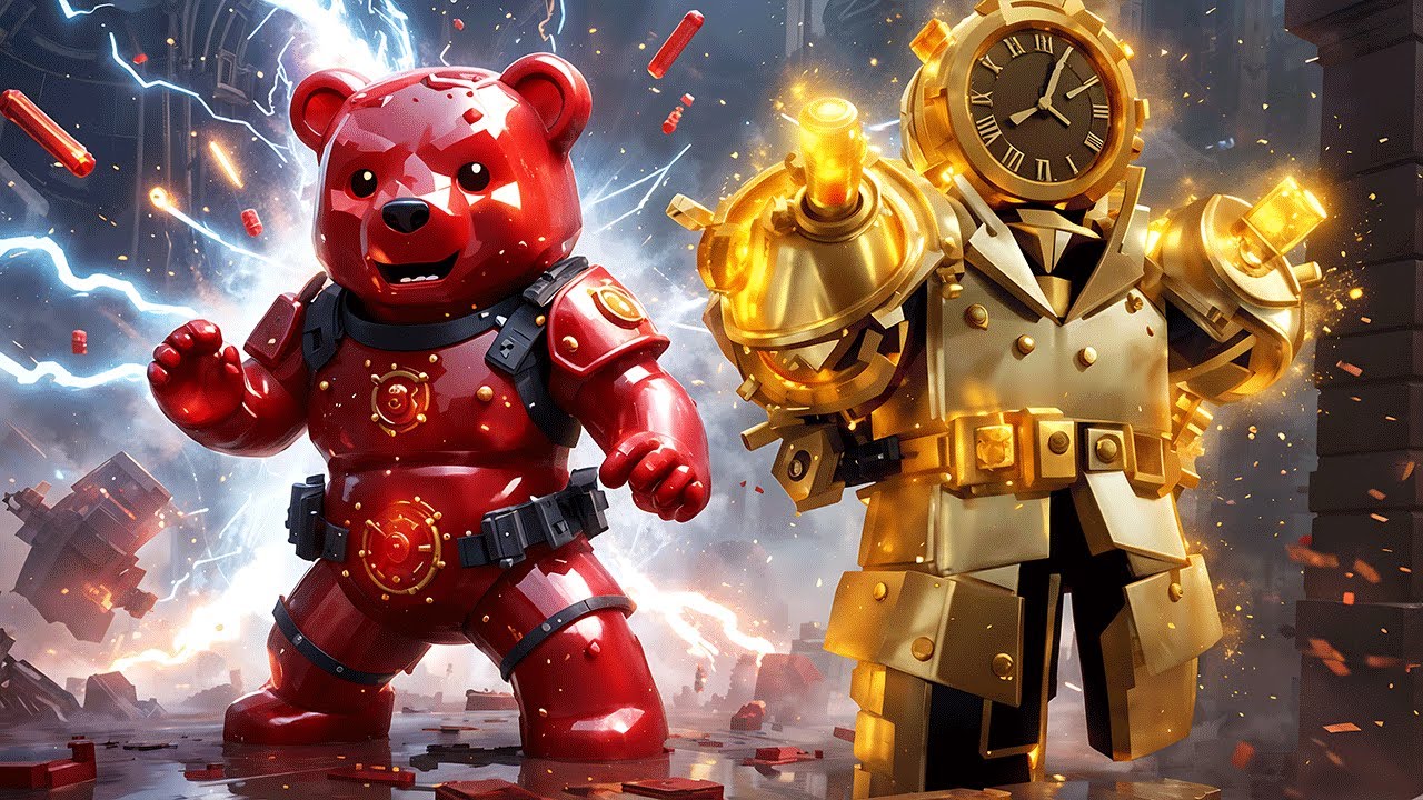 The GOLDEN FUTURE LARGE CLOCKMAN Is UNBEATABLE! (Toilet Tower Defense ...