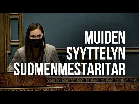 Sanna Marin joutui eduskunnan kyselytunnilla kiikkiin paljastuneista kansan piikkiin syömisistään