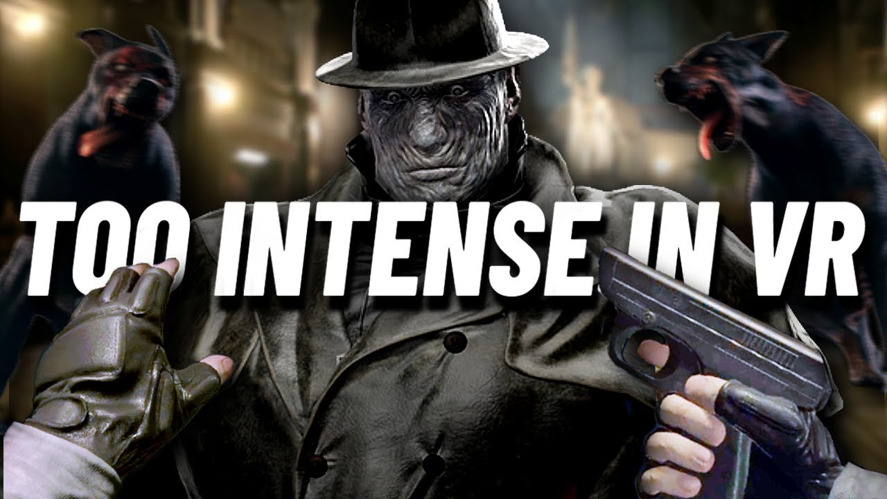 RESIDENT EVIL 2 VR is the most STRESSFUL VR GAME EVER! // 4090 VR ...