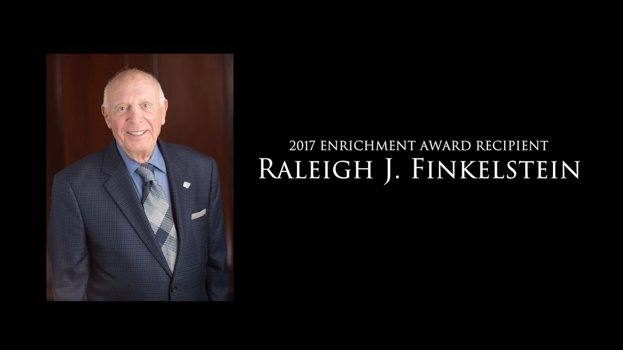 Raleigh J. Finkelstein - Enrichment Award Recipient 2017 - YouTube