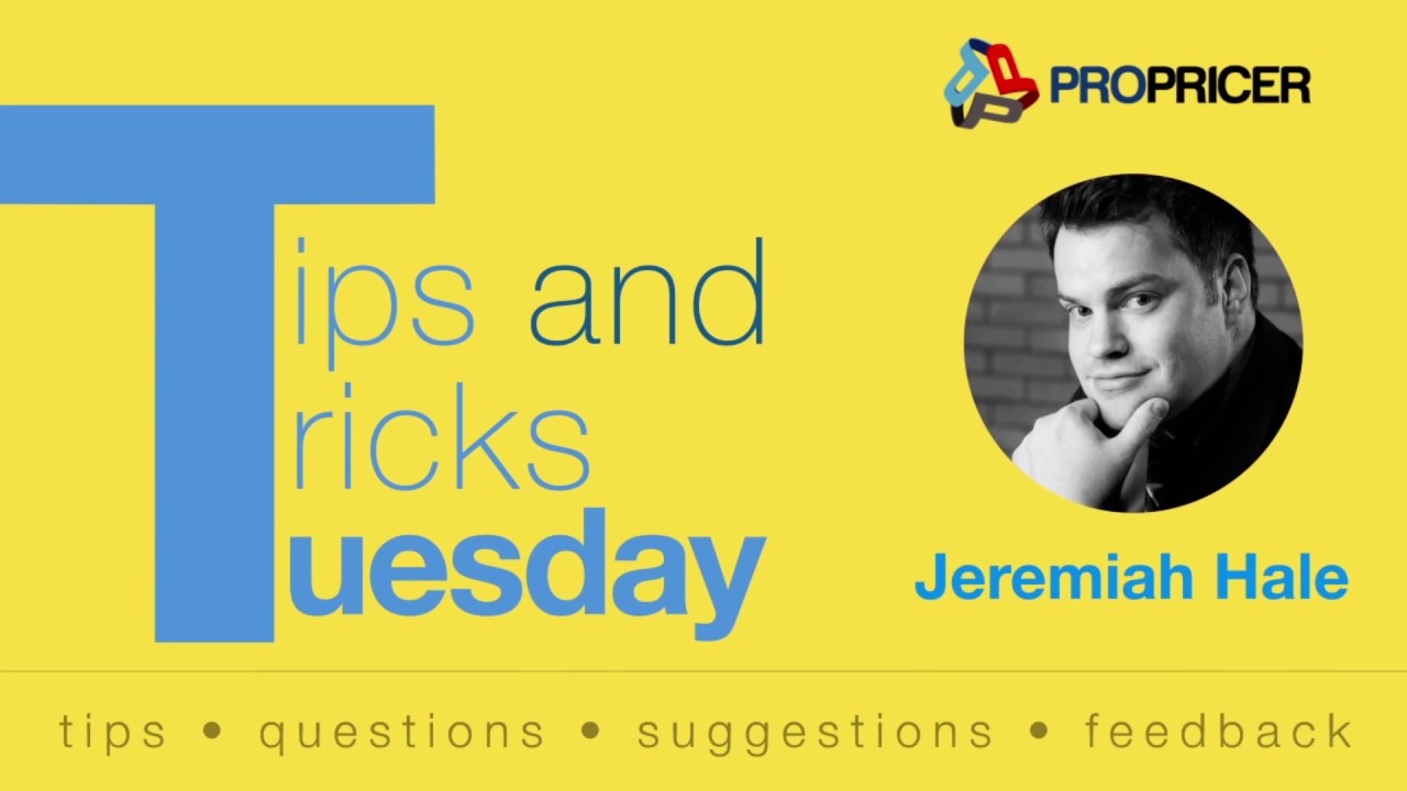 ProPricer Tips & Tricks: Three-Point Estimating View and Summary View - YouTube